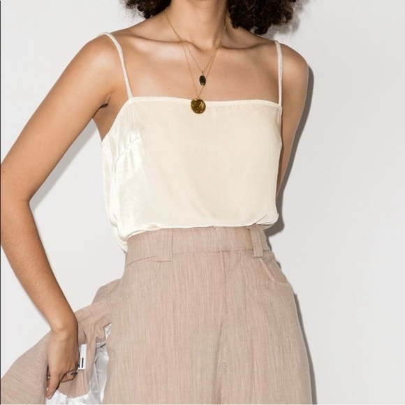 Reformation | Tops | Reformation Elegant Cream Spaghetti Strap Ross ...